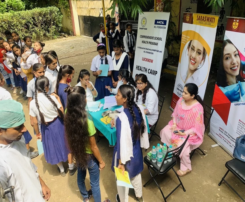 Dental camp organized in collaboration with SHARP Organization and HCL ...